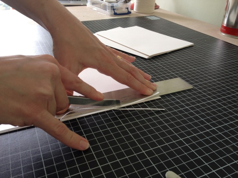 How to trim sections to size without a cutter | Big Jump Press